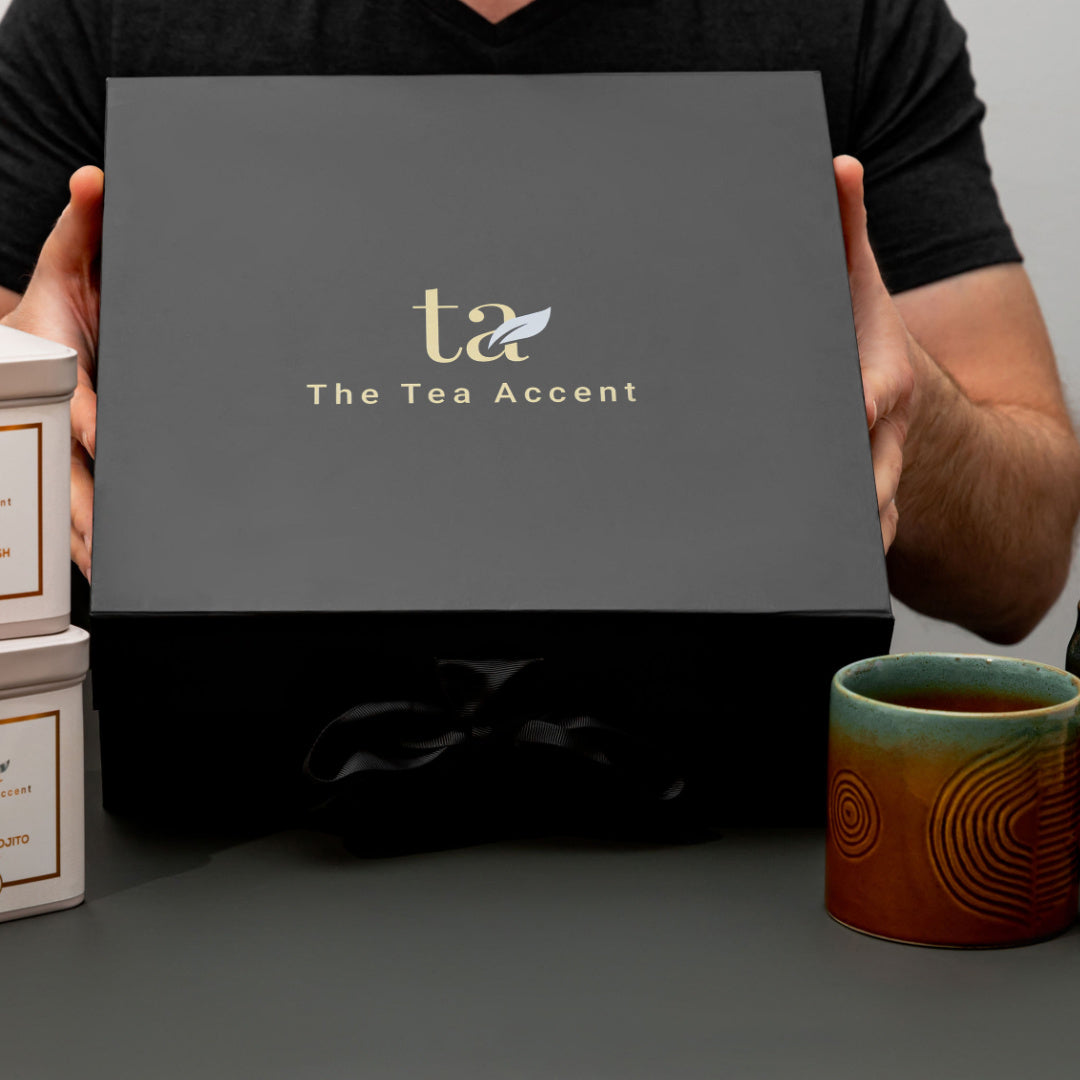 Teas & Mugs Gift Box- Classic Black Teas and Hand Crafted Studio Mugs ...